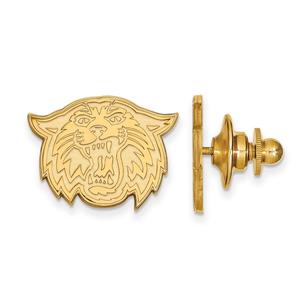 Sterling Silver Gold-plated Villanova University Wildcat Lapel Pin ...