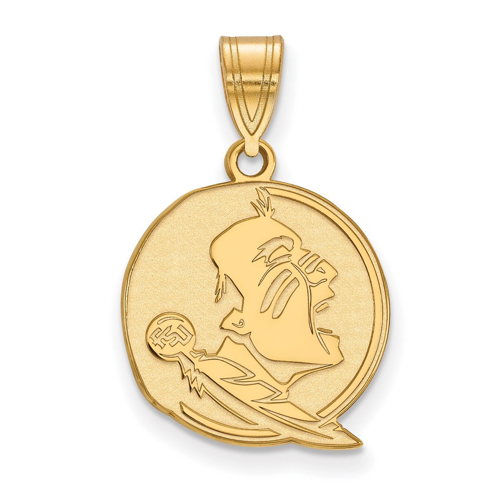 10k Gold Florida State University Medium Pendant – TreasureFineJeweler