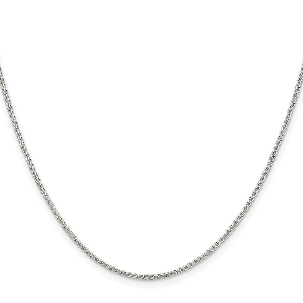 Sterling Silver 1.5mm Round Spiga Chain – TreasureFineJeweler
